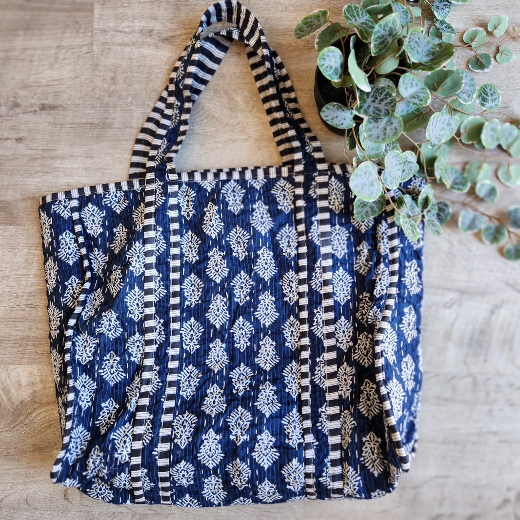 Quilted Tote Bags – Bombay Artisans